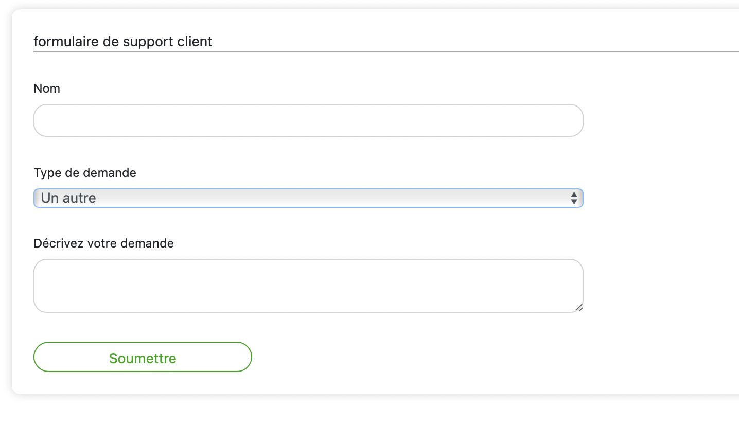 Règles de terrain. Comment rendre votre formulaire dynamique